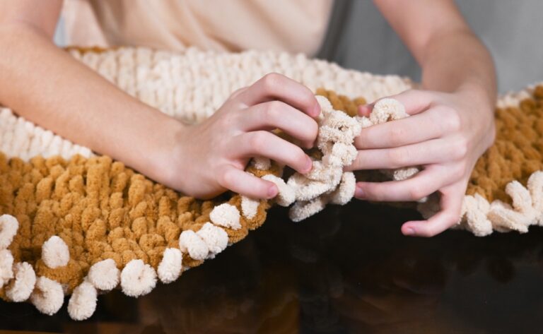 Puffy vlna - jednoduché pletenie bez ihlíc - Tipio.sk